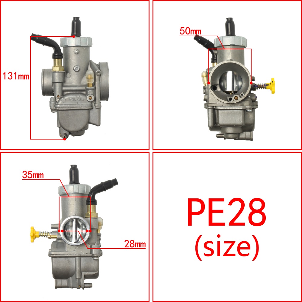 คาร์บู PE28/ N-PRO คาบูเอ็นโปร คาร์บูเรเตอร์ คาร์บูเอ็นโปร PE28 NSR150 SP 1998-2002 NSR-PRO 2/4 ...