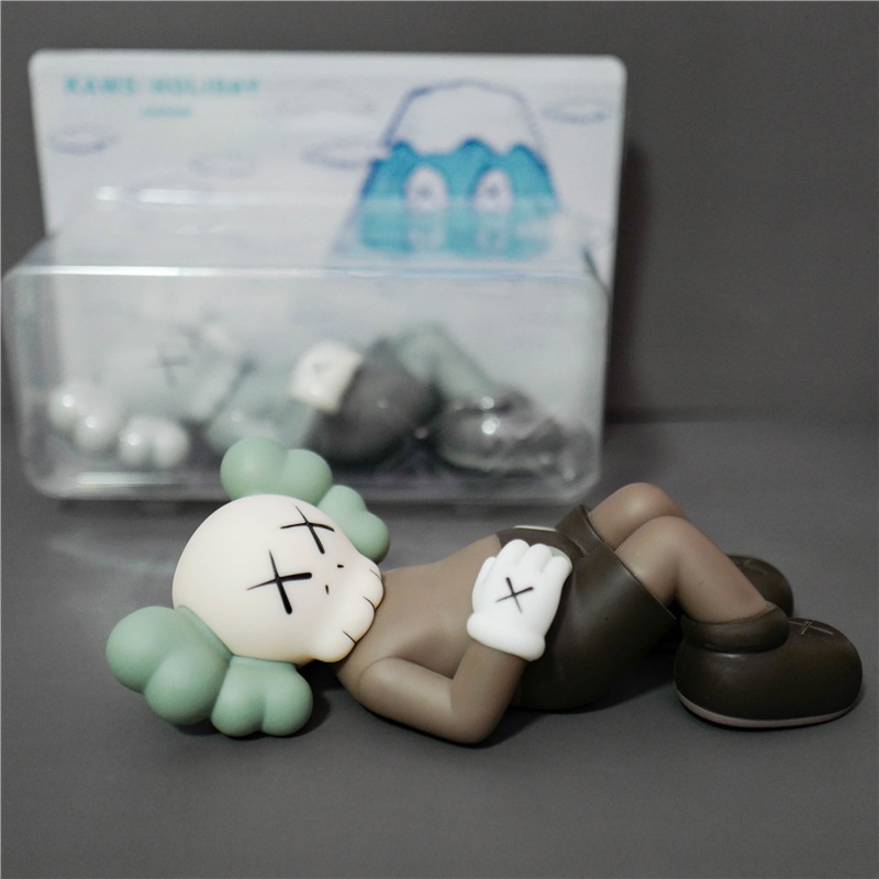ใหม่ ตุ๊กตาฟิกเกอร์ kaws Sesame Street sz-sujiao-kaws Mount Fuji Lying ...
