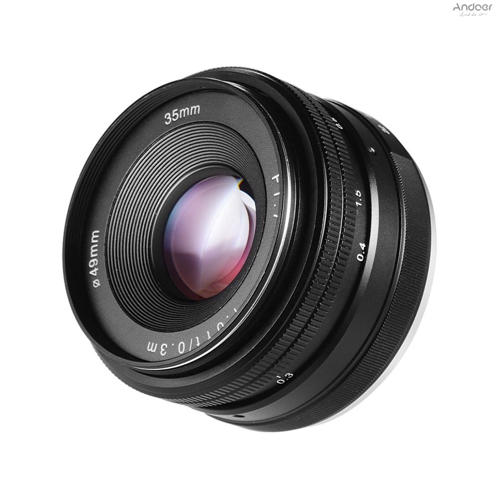 35mm f/1.7 Manual Focus Mirrorless Lens Prime Lens Large Aperture for ...