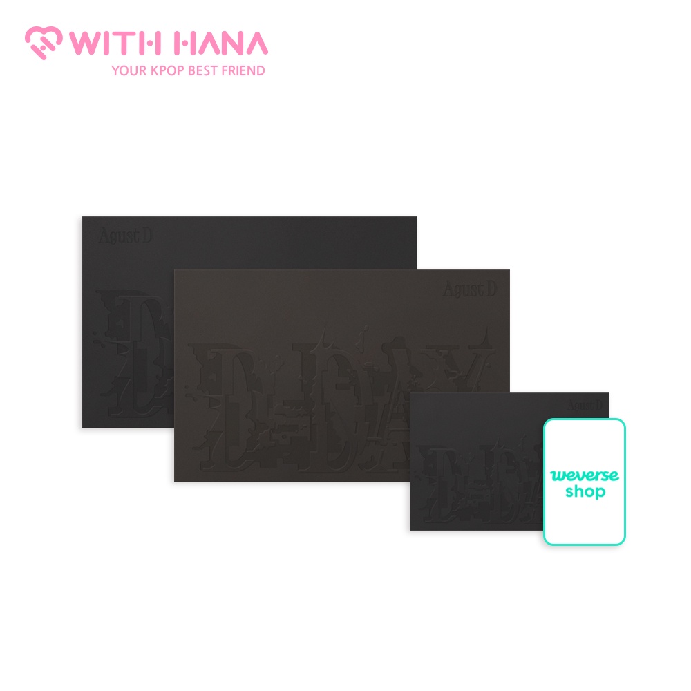 Agust D (BTS SUGA) 'D-Day' Photobook / Weverse Albums Ver | Shopee Thailand