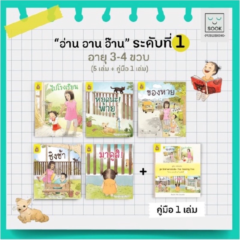 ชุดหนังสือฝึกอ่านตามระดับ Thai Reading Tree ชุดอ่าน อาน อ๊าน | Shopee ...
