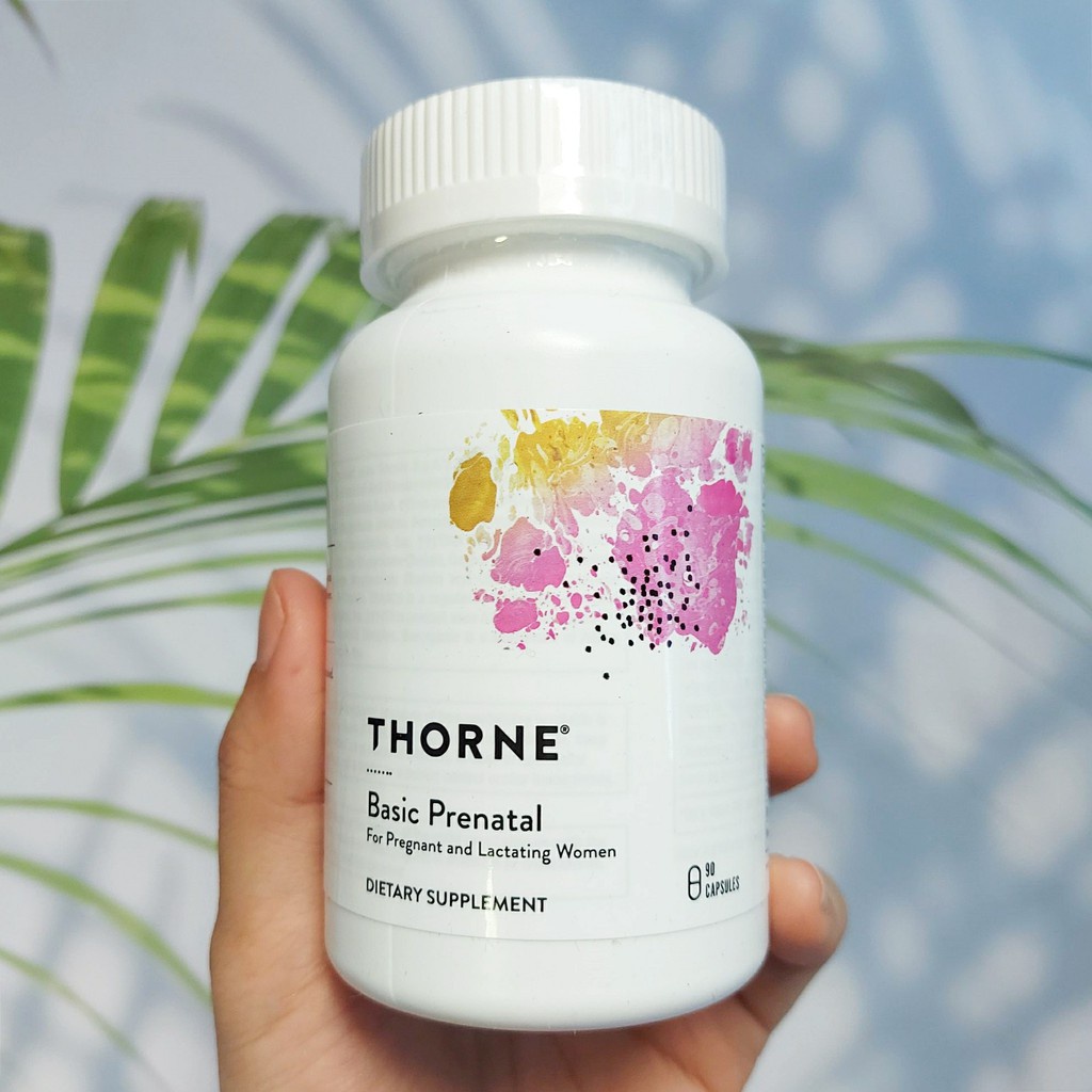 วิตามินเตรียมตั้งครรภ์ ระหว่างตั้งครรภ์ Basic Prenatal 90 Capsules (Thorne Research®) มีวิตามิน ...