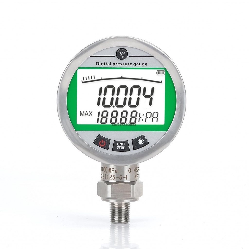 Stainless Steel Intelligent Precision Digital Pressure Gauge Vacuum ...