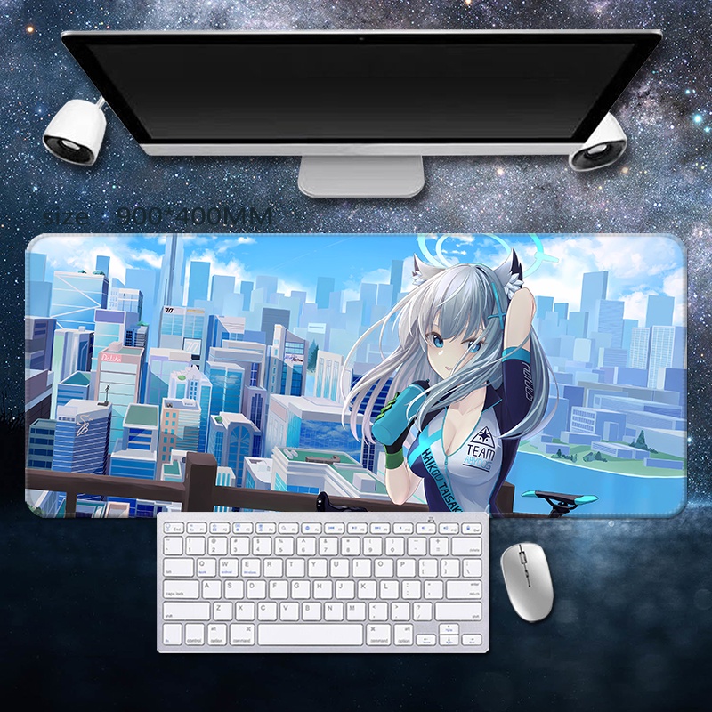 Blue Archive mouse pad oversized sorasaki hina/Misono Mika/Sunaōkami ...