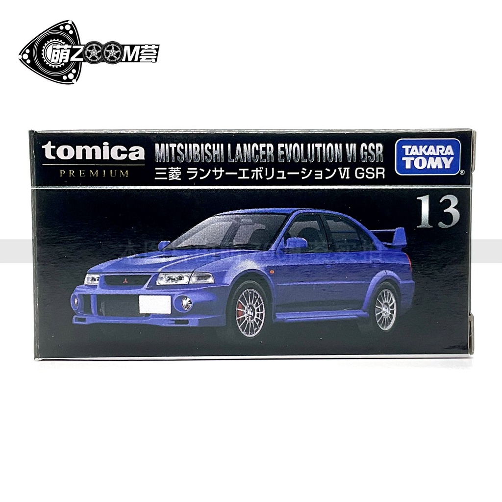 โมเดลรถยนต์ Tomy Domeka Ultimate TP13 Mitsubishi EVO6 GSR สีดํา ...