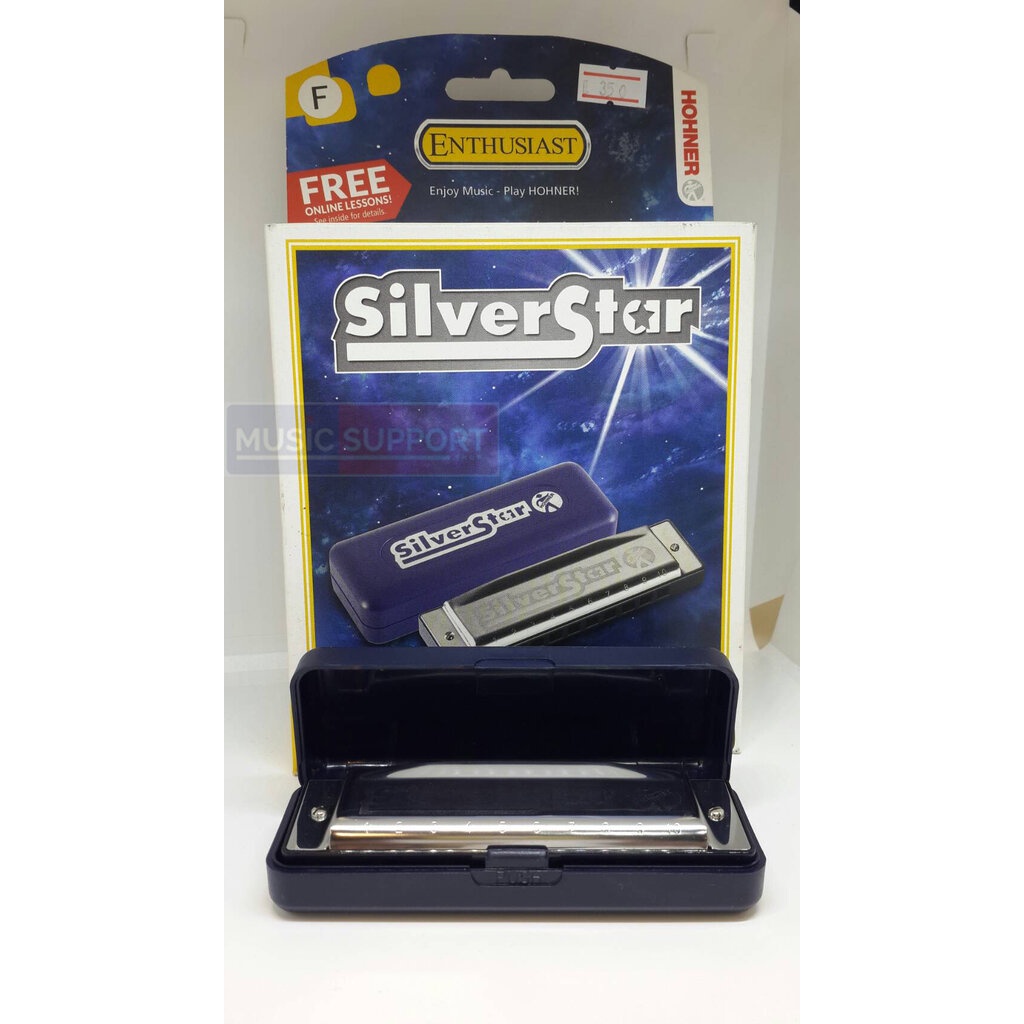 HOHNER Silver Star Harmonica In F ฮาร์โมนิก้า (เม้าส์ออแกน) | Shopee ...