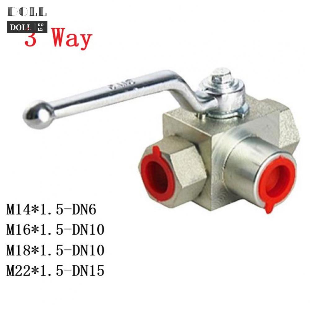 ⭐READY STOCK ⭐Internal Threaded Hydraulic High Pressure Ball Valve M14 ...