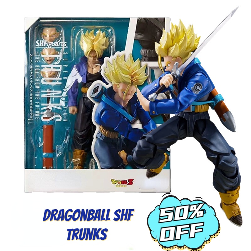 โมเดลฟิกเกอร์ อนิเมะ Dragon Ball S.H.Figuarts Future Trunks From Future ...