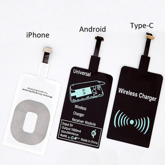 [ของแท้ 100%] Qi ที่ชาร์จไร้สาย micro USB Android phone type C ...