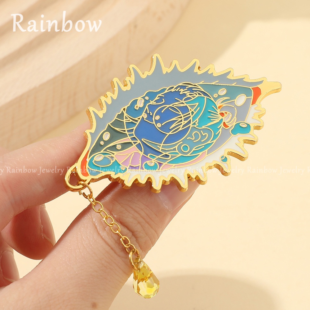 [Rainbow] เข็มกลัดโซ่ รูปอนิเมะ Jujutsu Kaisen Series Gojo Satoru ...