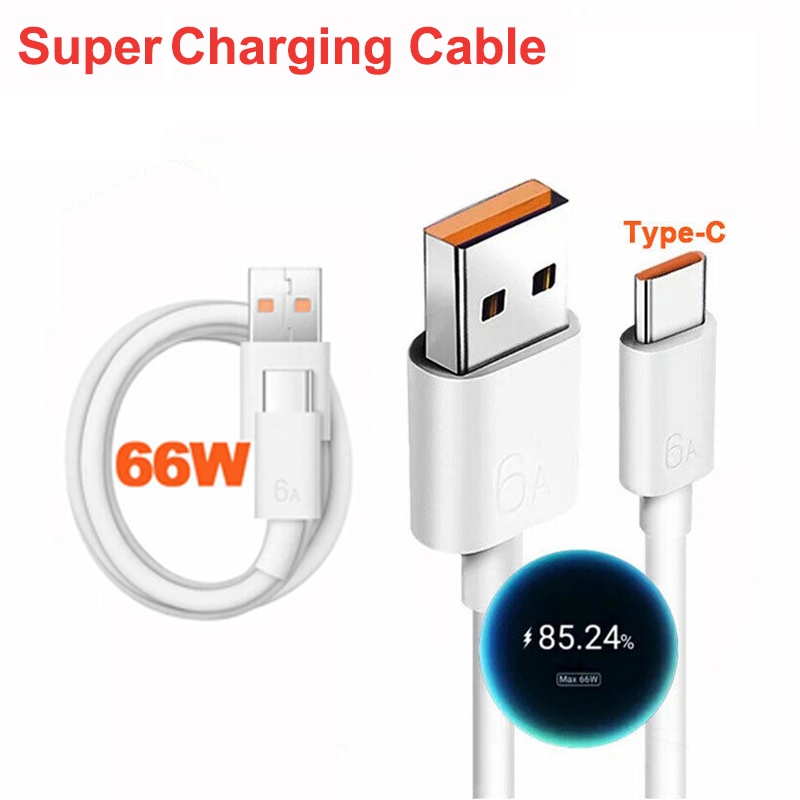 ใหม่ สายชาร์จเร็ว USB Type C 66W 6A ชาร์จเร็วมาก | Shopee Thailand