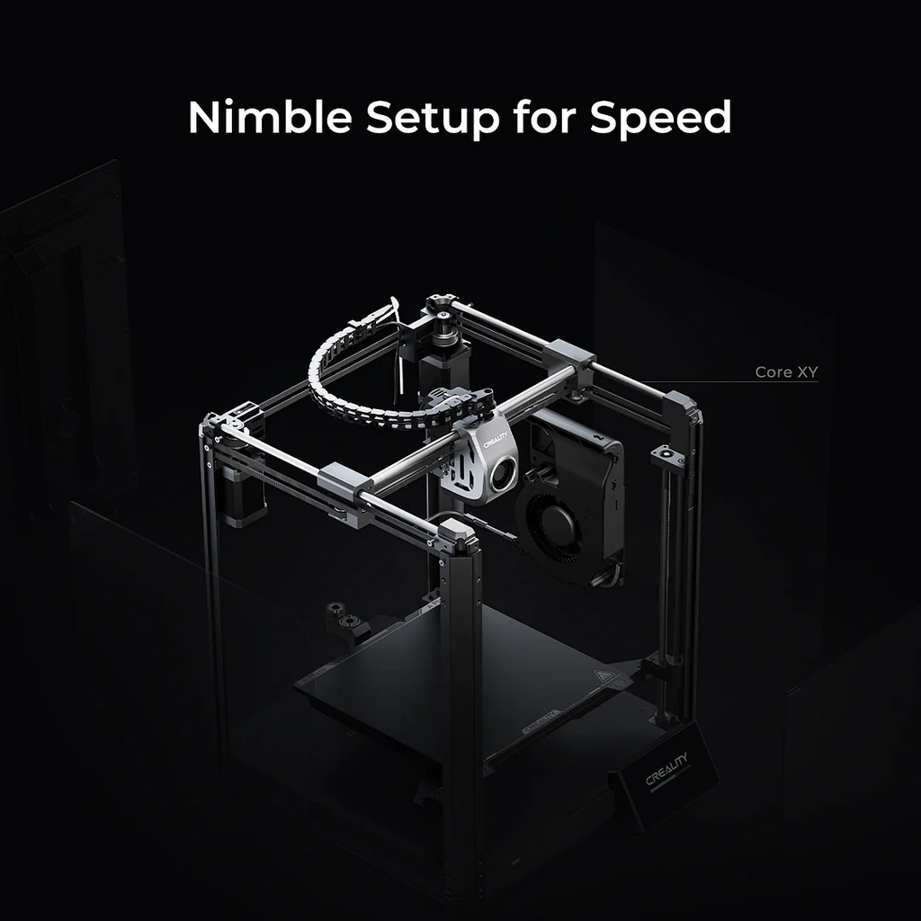มีสินค้าพร้อมส่ง Creality K1C 3D Printer Build Size 220x220x250mm speed ...