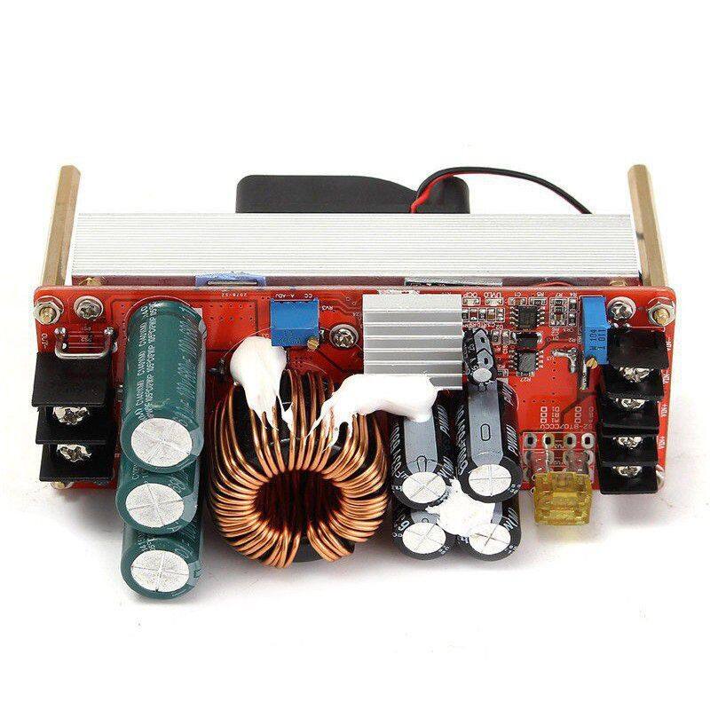 DC-DC 400W/1200W/1500W Step UP DC-DC 10-60V to 12-90V สูงสุด1500W โมดูล ...