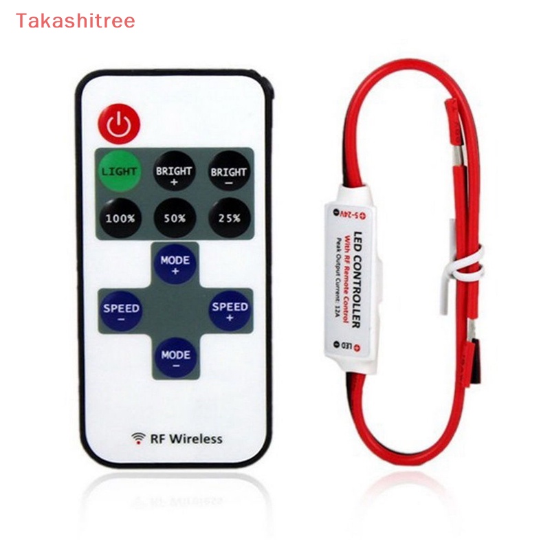 (Takashitree) 12V RF Wireless Remote Switch Controller Dimmer for Mini ...