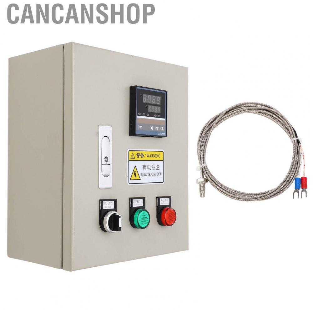 Cancanshop 3 Phase Temperature Control Box 220VAC PID Temperature ...