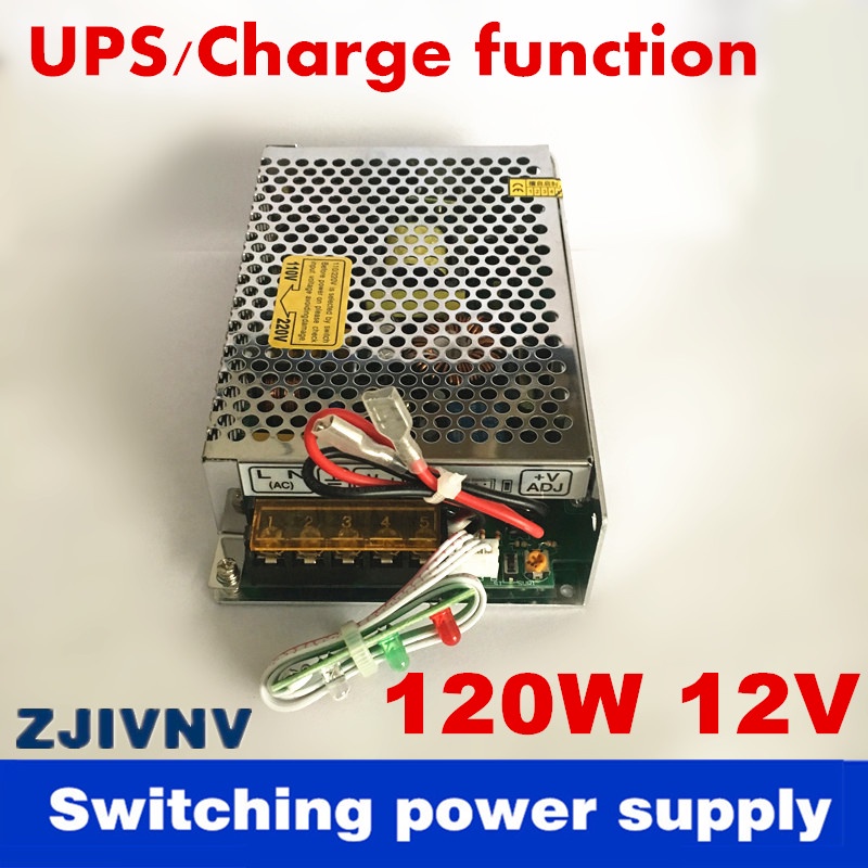 สวิตช์พาวเวอร์ซัพพลายชาร์จแบตเตอรี่ 120W 12V 10A UPS อินพุต 110 220v เอาท์พุต 13.8v SC-120-12 AC ...