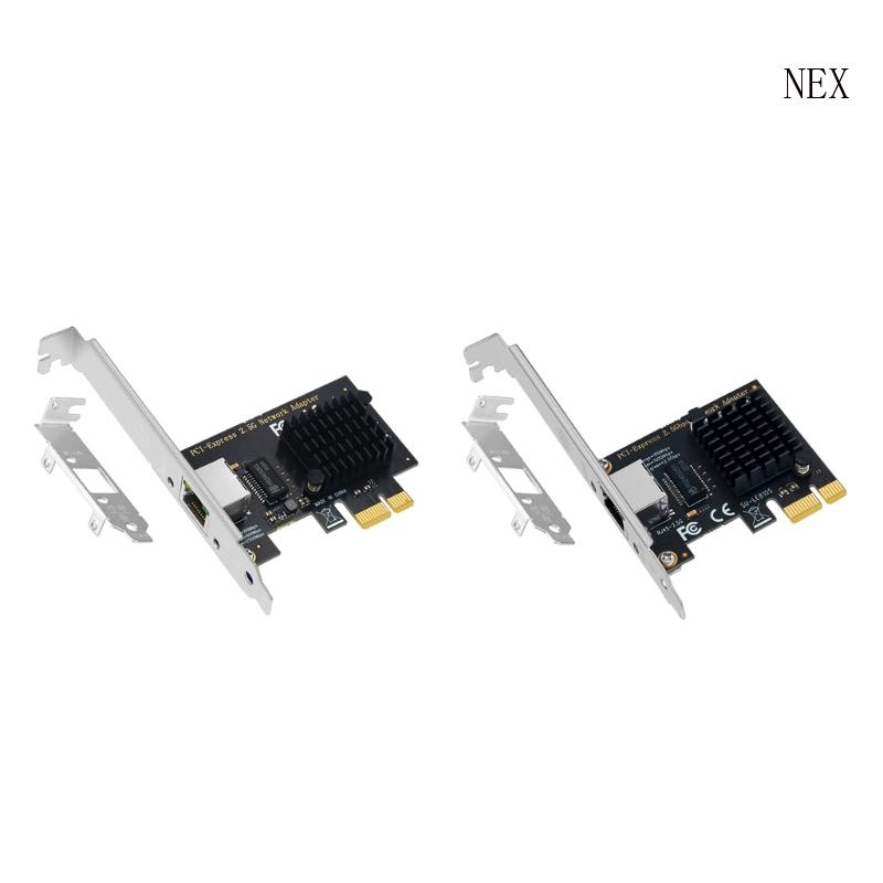 อะแดปเตอร์การ์ดแลน NEX RTL8125BG intel1225 Gigabit Ethernet PCIE X1 ...