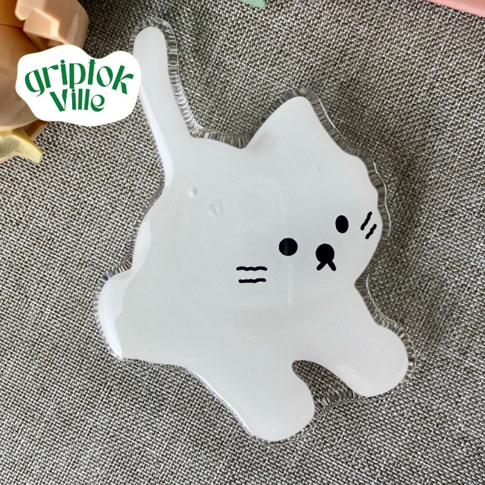Griptok Acrylic หมาผูกจุก พร้อมกาว Nano Gel ในตัว PopSocket กิ๊ฟต๊อก ...