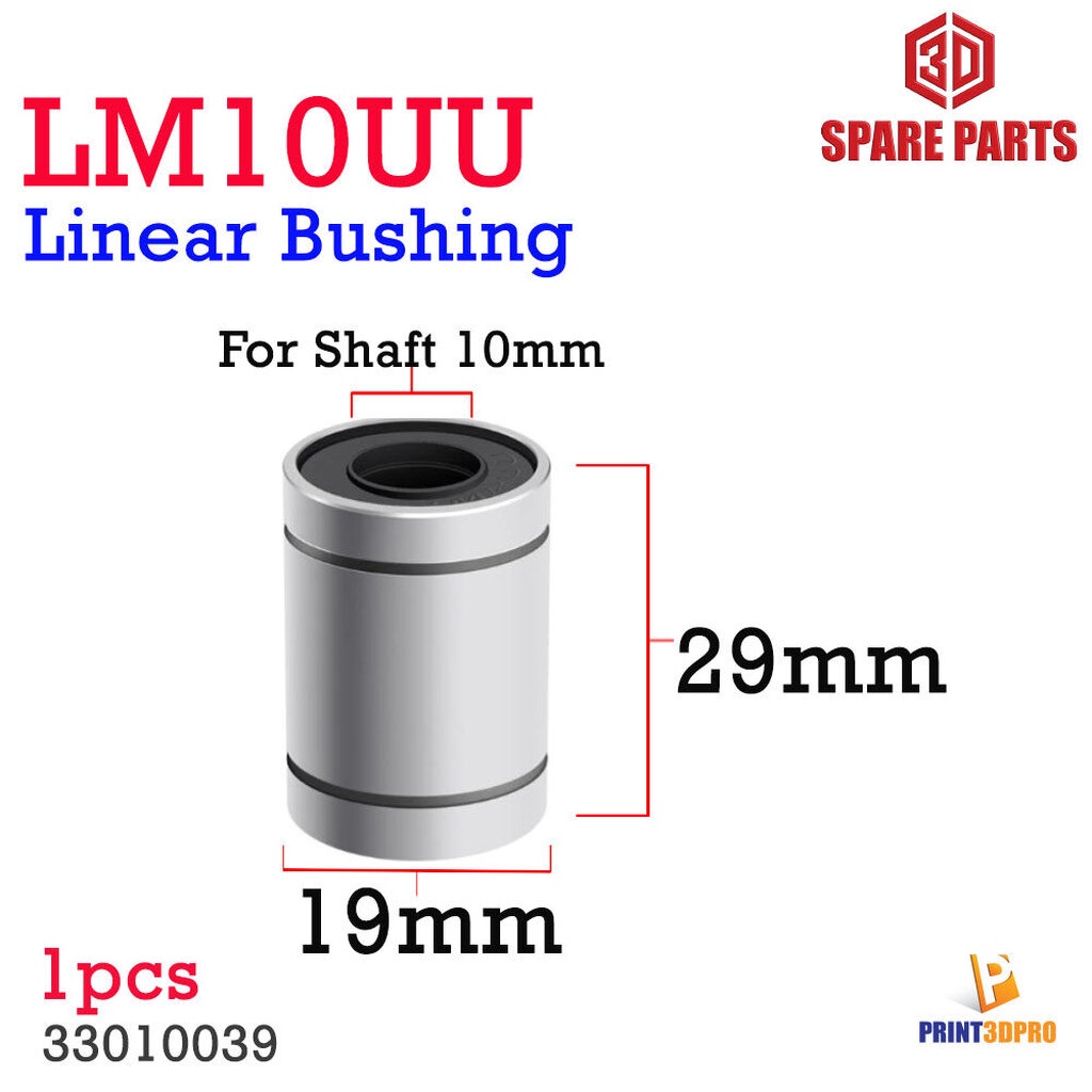 3D Pinter Part LM8SUU LM8UU LM8LUU LM10UU Linear Bushing CNC Linear Bearings for 3D Printer Rods ...