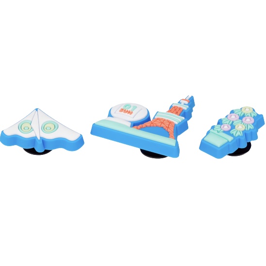 CROCS JIBBITZ crocs jibbitz JAPAN MIX 3Pack (แพ็ค 3 ชิ้น) ตุ๊กตาติด ...