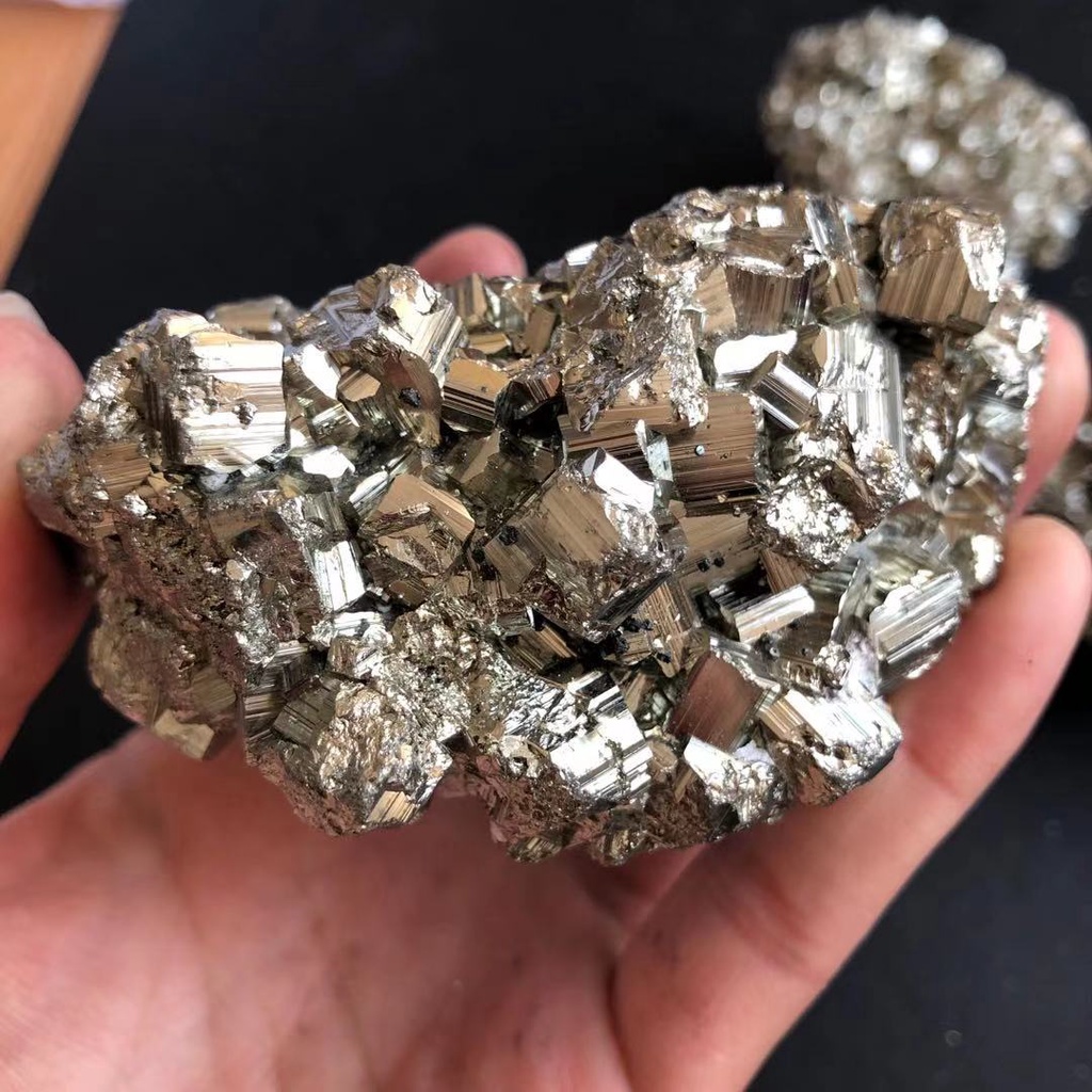 Natural Pyrite Rough Stones Quartz Crystals Cluster Rock Mineral Sample ...