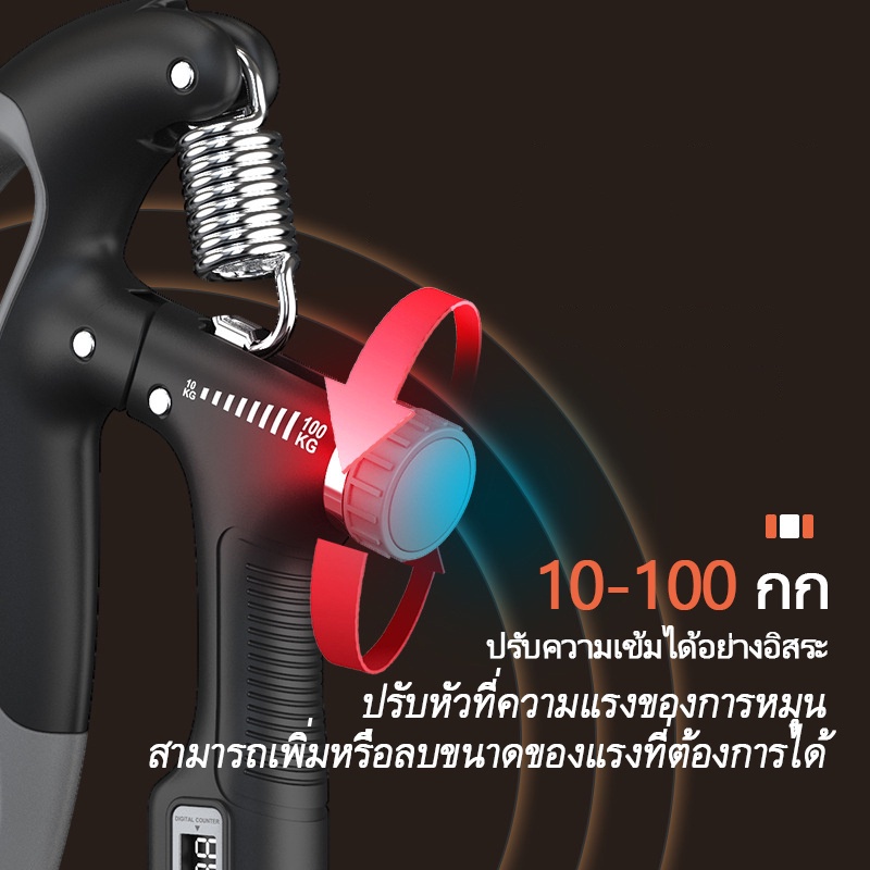 KOJIMA ที่บีบมือ เครื่องบริหารมือ ปรับได้10-100 kg ที่บีบมือออกกำลังกาย ...