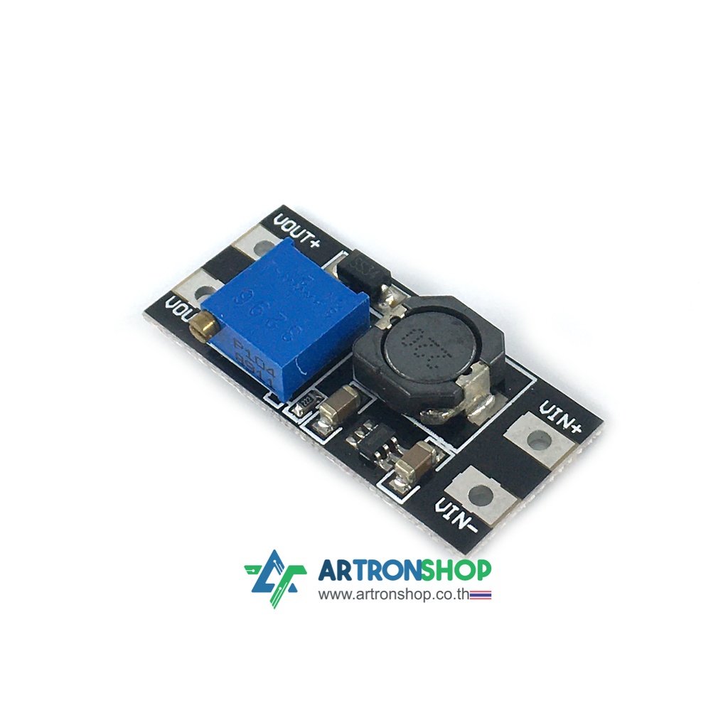 MT3608 2A DC-DC Step Up Power Module โมดูลเพิ่มแรงดันไฟฟ้า | Shopee Thailand