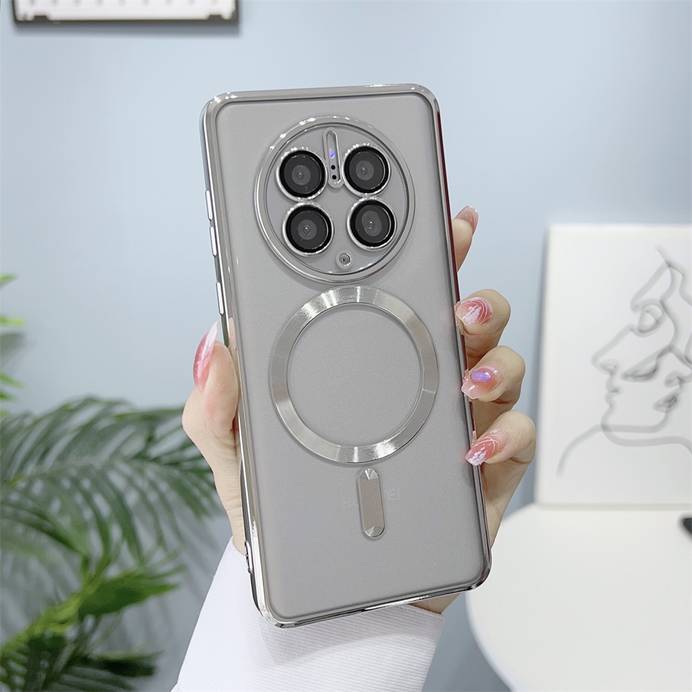 กล่องชาร์จแม่เหล็กไร้สาย TPU สําหรับ Huawei Mate 20 30 40 50 Pro Huawei P30 40 50 T09 | Shopee ...