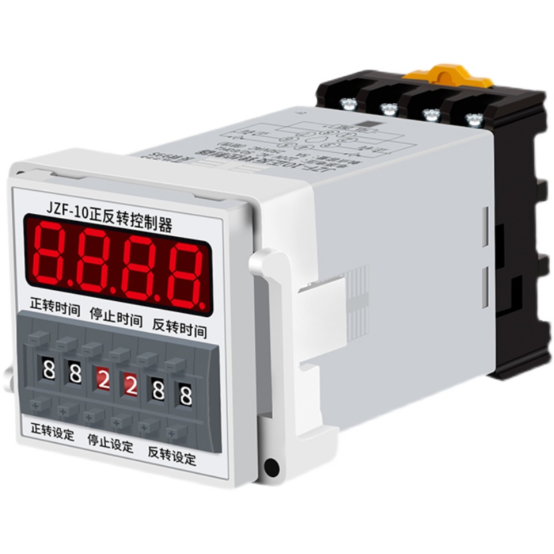 Forward Reverse Cycle Time Relay 220v ปรับได้ JZF-10 Motor Forward Reverse Time Controller ...