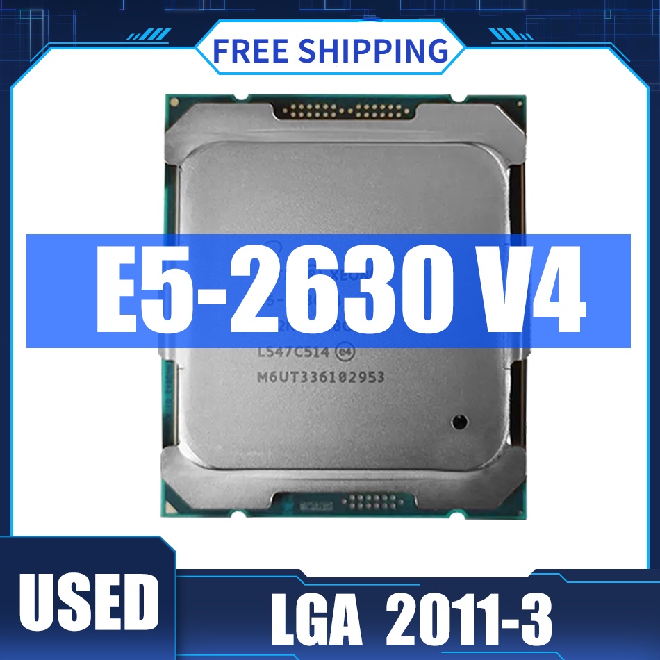 โปรเซสเซอร์ CPU Intel Xeon E5 2630 V4 E5-2630V4 SR2R7 2.2GHz 10-Cores ...