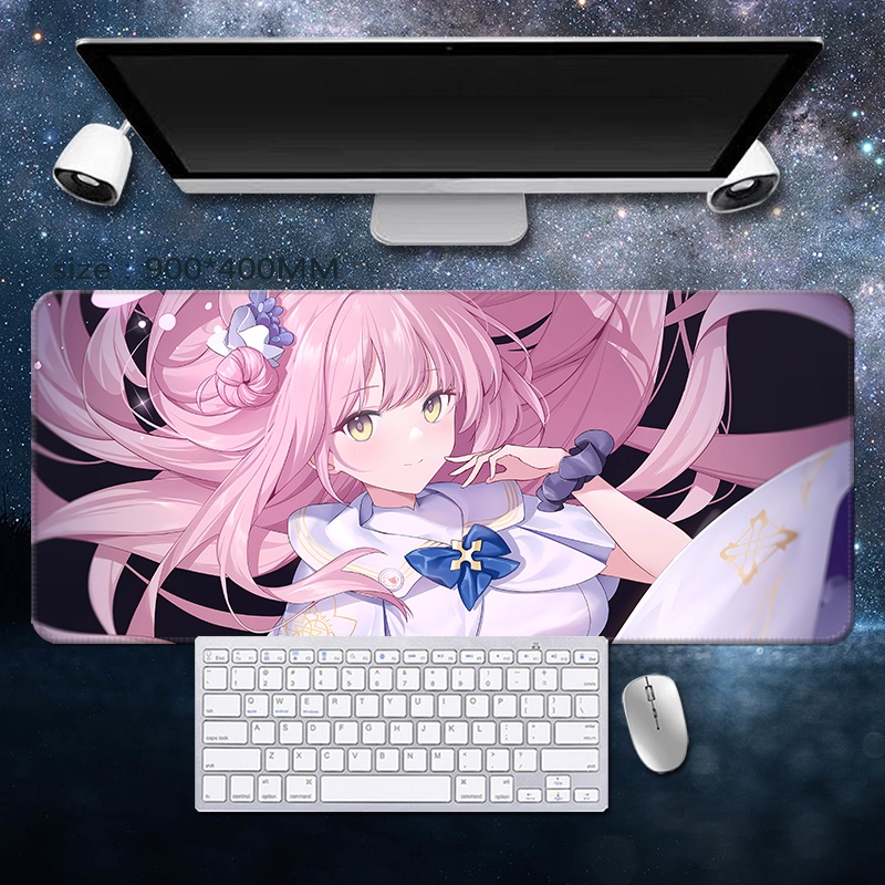 Blue Archive mouse pad oversized sorasaki hina/Misono Mika/Sunaōkami ...