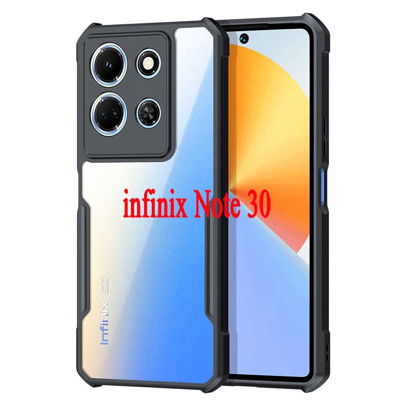 3in1 เคสโทรศัพท์ กันกระแทก สําหรับ infinix Note 30 5G 4G Note30 Pro ฟิล์มฝ้าเซรามิค + ฟิล์มเลนส์ ...