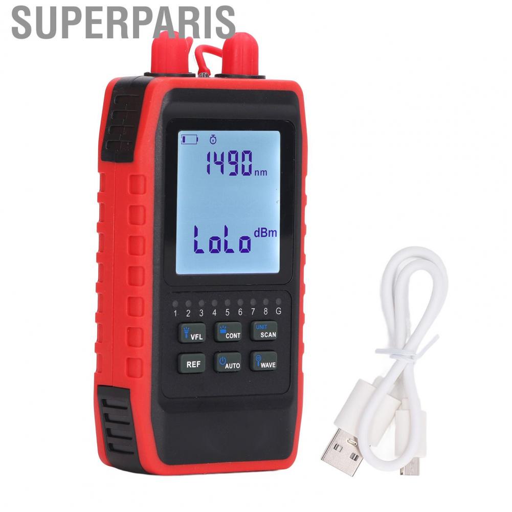 Superparis Optical Power Meter Fiber Fracture Check Handheld Mini ...