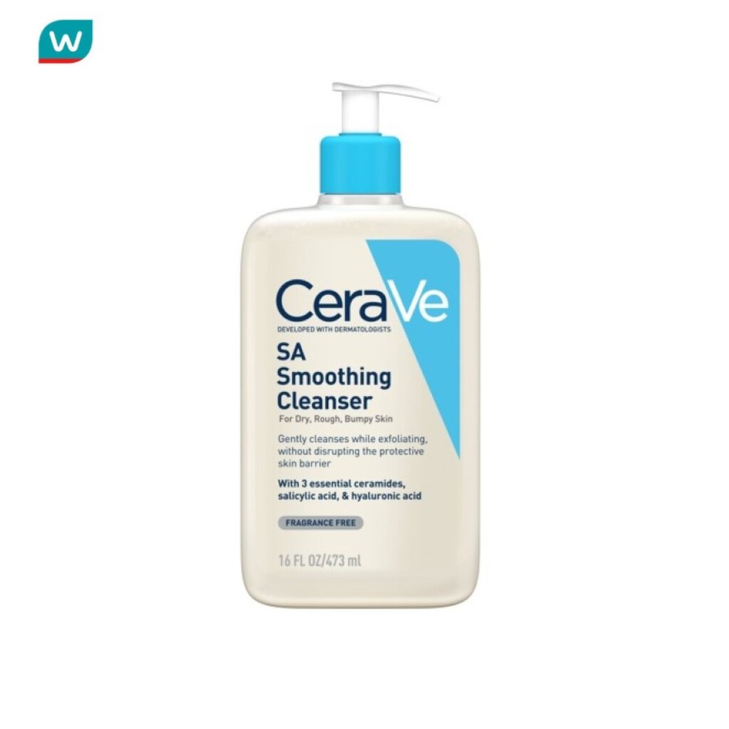 NEW Cerave โฟมล้างหน้า CeraVe เซราวี เอสเอ สมูทติ้ง คลีนเซอร์ 473 มล. ...