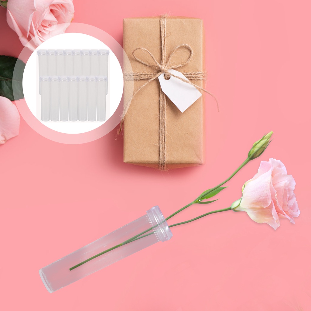 Flower Water Tubes Tube Floral Vialsflowers Plastic Nutrition Container ...