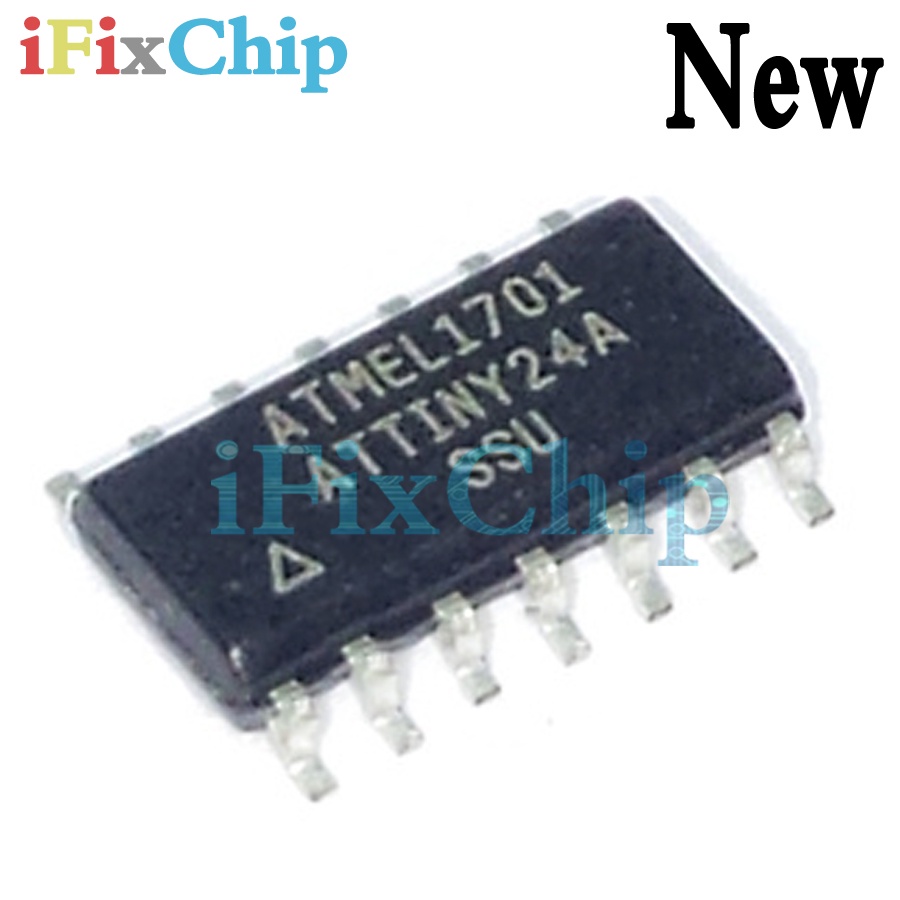 ชิ้นส่วนอิเล็กทรอนิกส์ ATTINY24A-SSU SOP-14 ATTINY24 SOP14 ATTINY24A SOP 24A-SSU MCU 5 ชิ้น ...