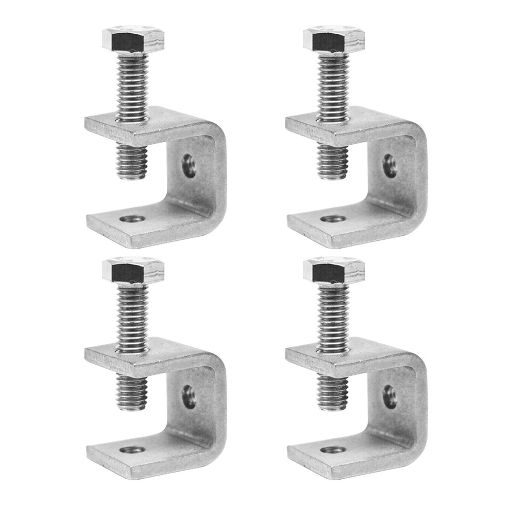 ⭐2024 ⭐4X Stainless Steel C Clamps Tiger Clamp for Mounting U Clamps ...