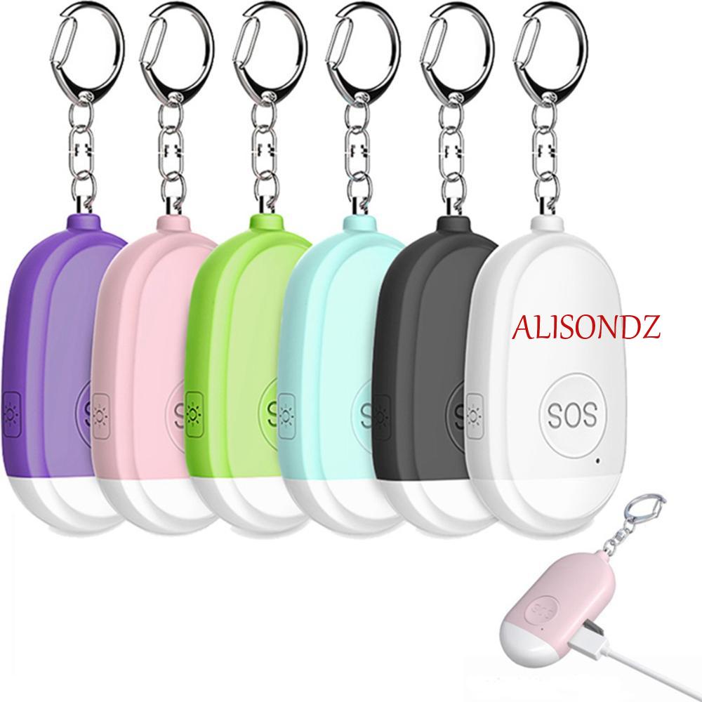 ALISONDZ สัญญาณเตือนภัยส่วนตัว แบบพกพา พร้อมไฟ LED 130dB ป้องกันเสียงดัง | Shopee Thailand