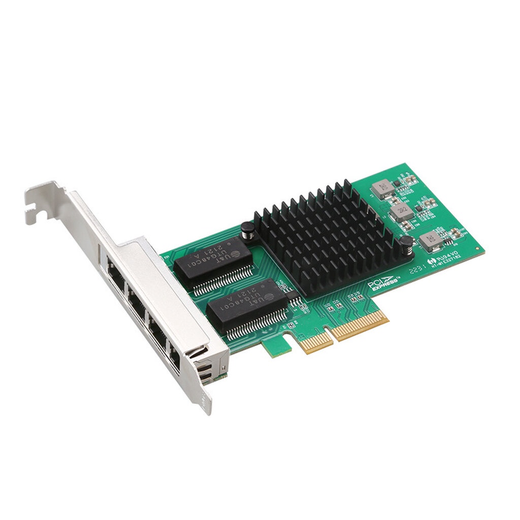การ์ด Lan I350-T4 INTEL 4 Port Card LAN เครือข่าย PCI-Ex4 NIC ราคาสุด ...