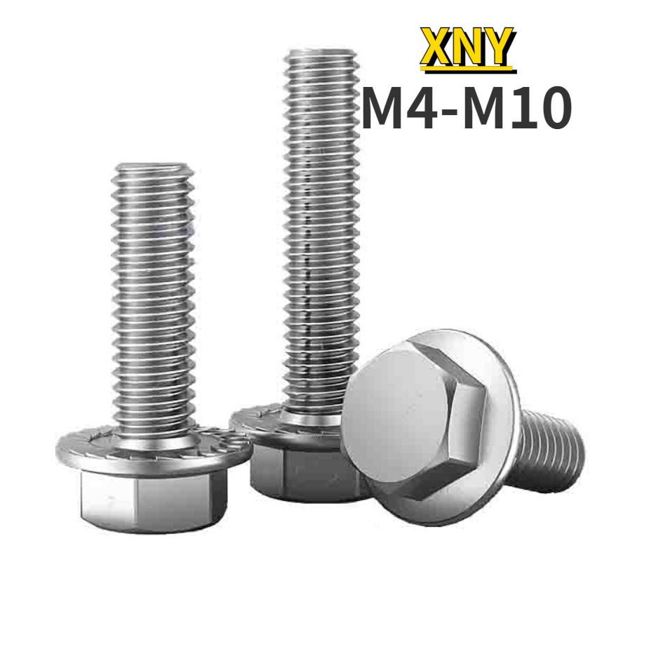 [XNY] A4-70 สกรูหกเหลี่ยม สเตนเลส 316 กันลื่น M4-M10 | Shopee Thailand