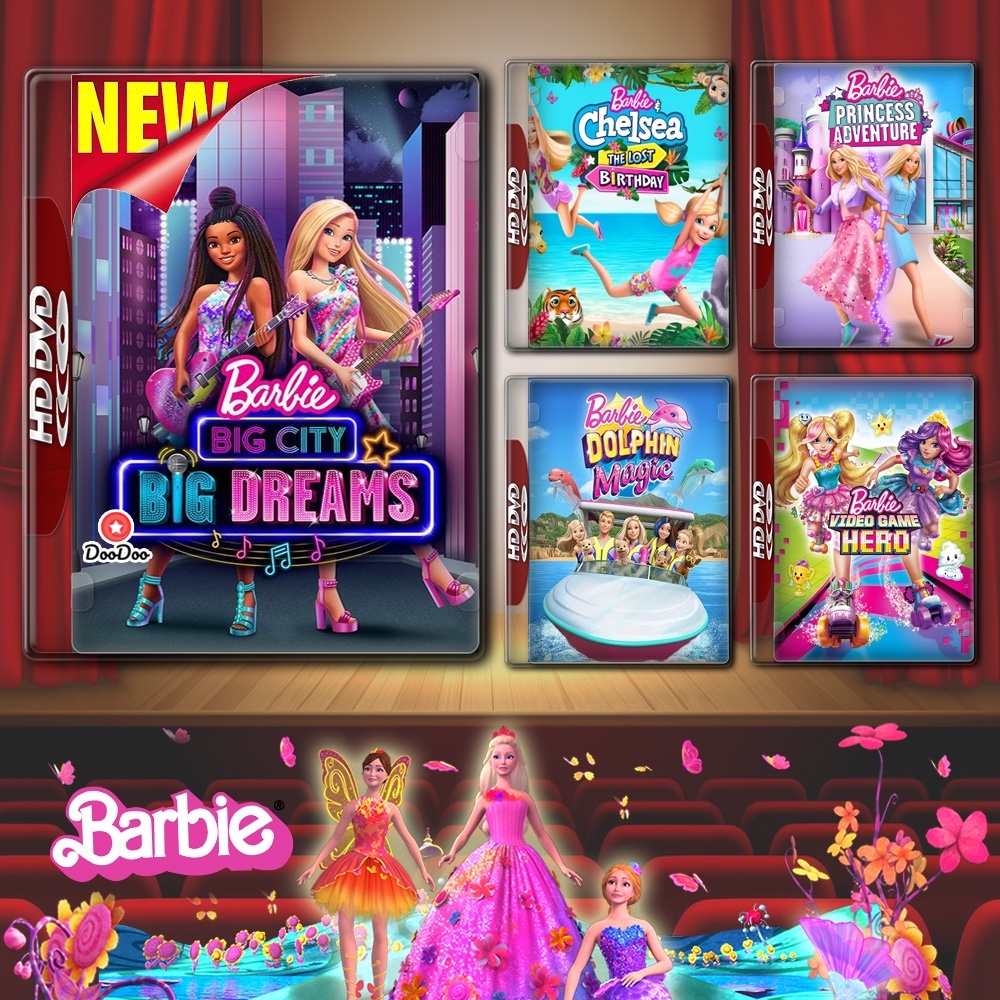 DVD Barbie 40 ภาค ถึงภาคใหม่ล่าสุด เสียงไทย (เสียงไทย เท่านั้น ไม่มีซับ ...