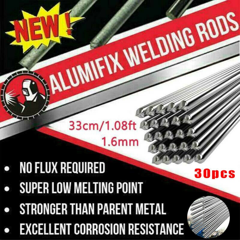 30pcs ลวดอลูมิเนียม 33 ซม./1.88ft Solution เชื่อม Flux-Cored Rods ...