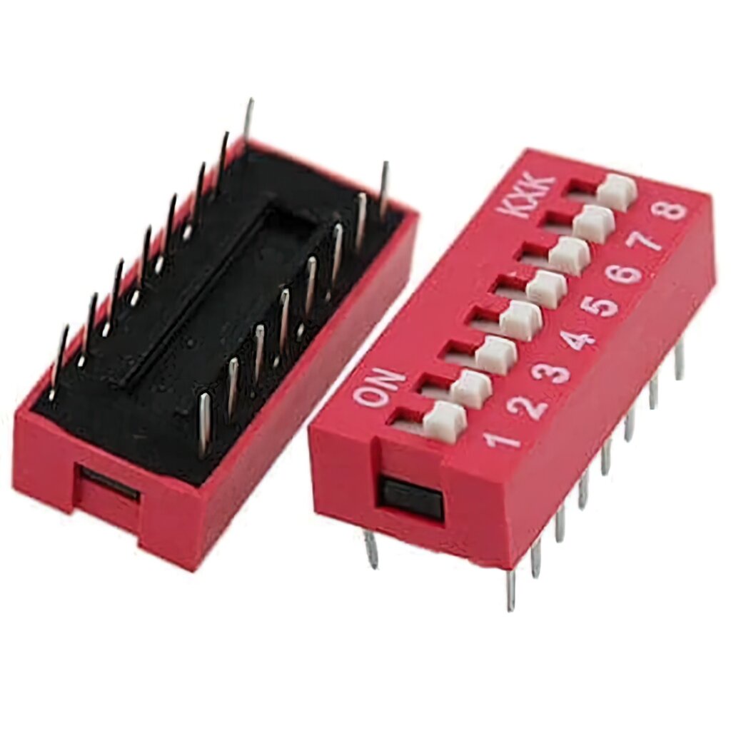 8 Bit DIP Switch สวิตซ์ สวิตซ์เลื่อน สวิตซ์ 8 ช่อง | Shopee Thailand