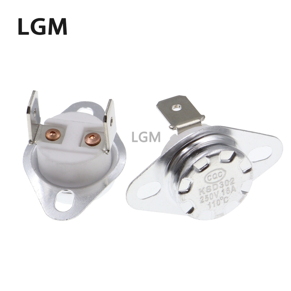 เทอร์โมสแตทสวิตช์ปิดอุณหภูมิ เซรามิค KSD302 16A 250V 40-180 องศา KSD301 ...