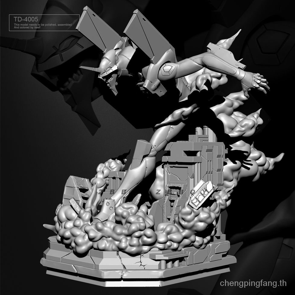 Zbboy โมเดลทหารเรซิน Evangelion ขนาด 55 มม. 75 มม. สีขาว รุ่น TD-4005 ...