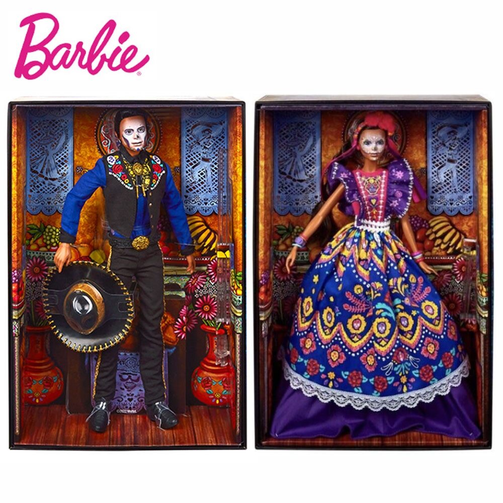 Barbie Signature New 2022 Death Day Mexico Skeleton Makeup Collection ...
