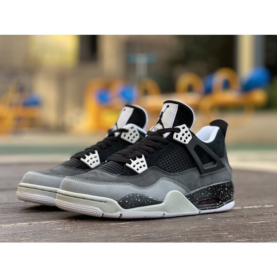 รองเท้าบาสเก็ตบอล Air Jordan 4 Retro Fear Pack Oreo AJ4 2023 626969-030 ...