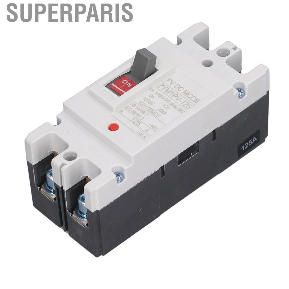 Superparis MCCB Air Switch Easy Installation Circuit Breaker 125A Flame ...