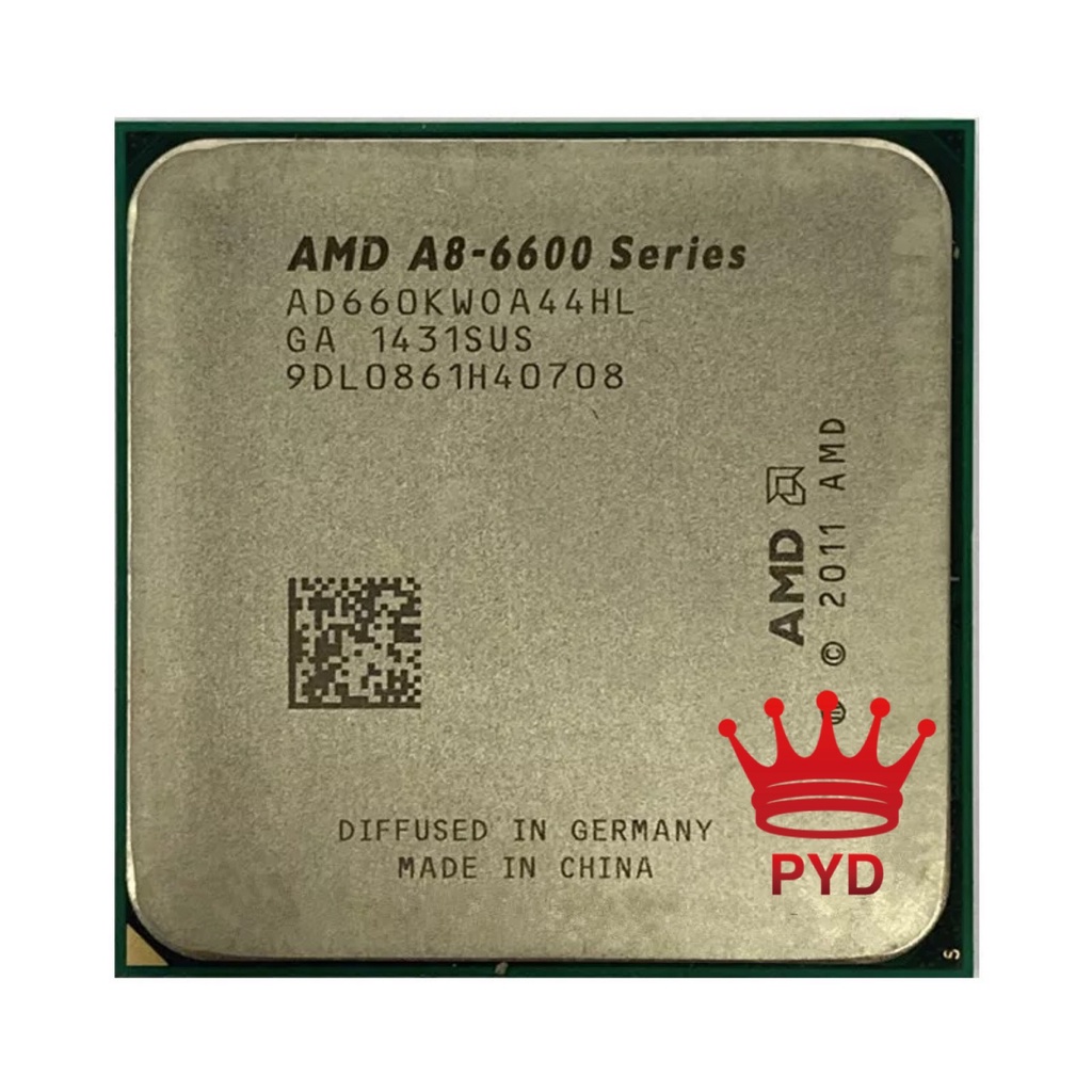 ซ็อกเก็ตโปรเซสเซอร์ CPU AMD A8-Series A8 6600K A8 6600 3.9GHz Quad-Core ...