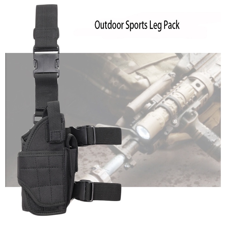 Universal Tactical Hunting Drop Leg Gun Holster Right Handed Tactical ...
